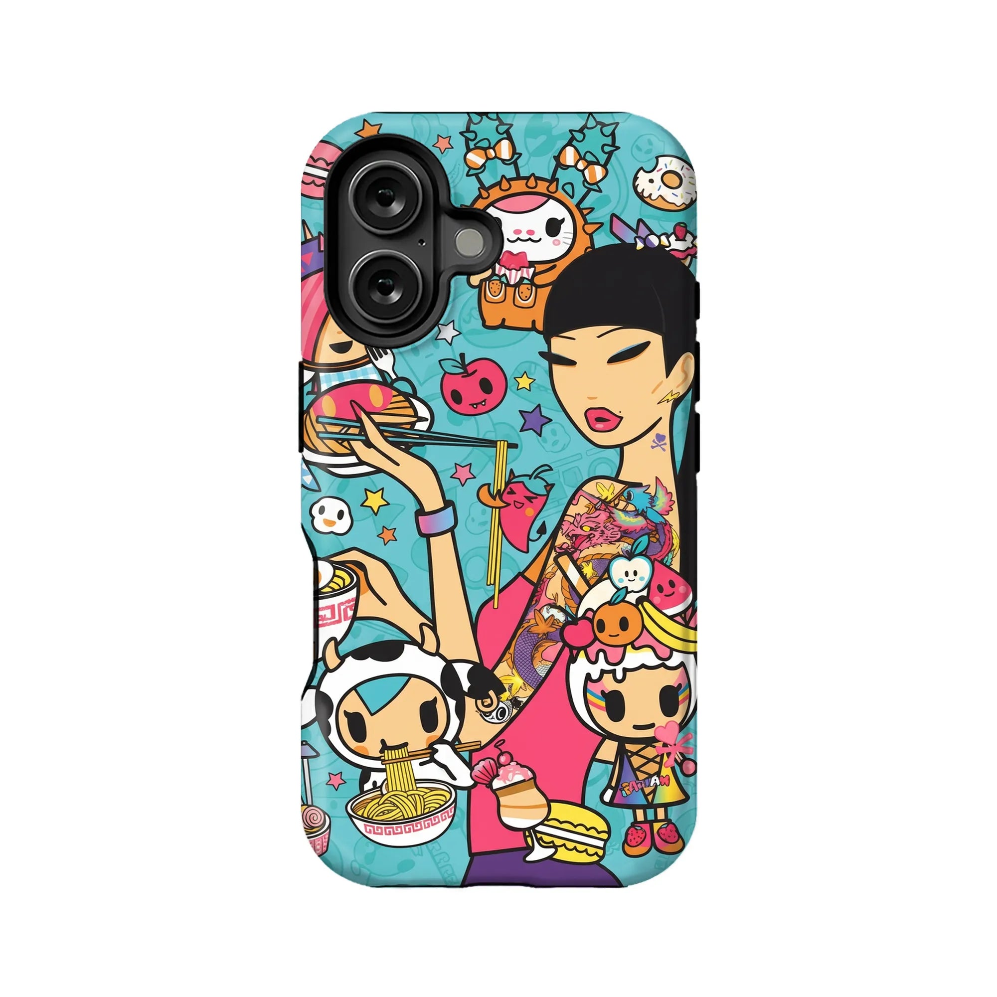 Cute Cartoon Foodie Phone Case - Fun and Vibrant Protection – Caseease
